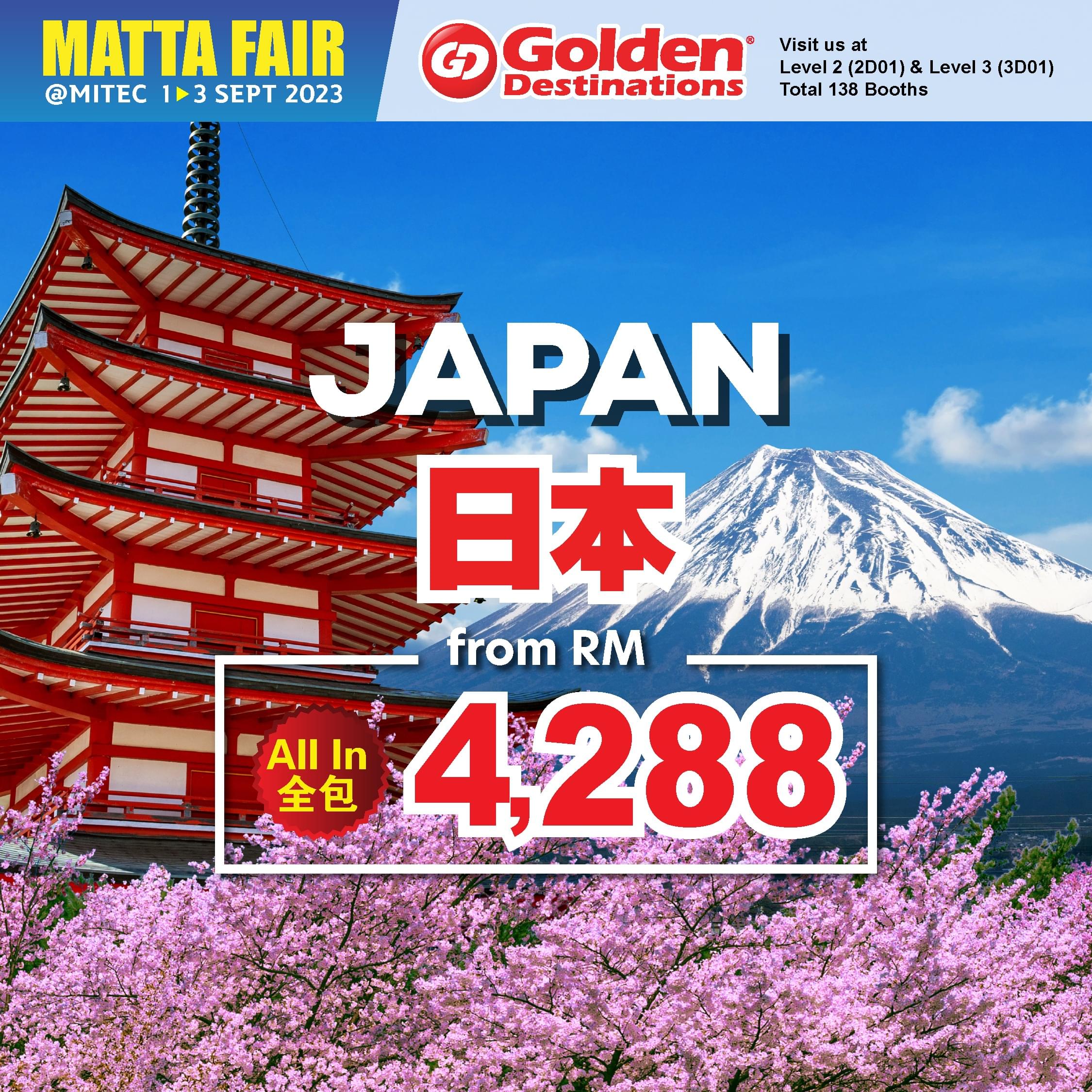 KL MATTA Fair - Malaysia's Largest Travel Fair! GD Golden Destination ...