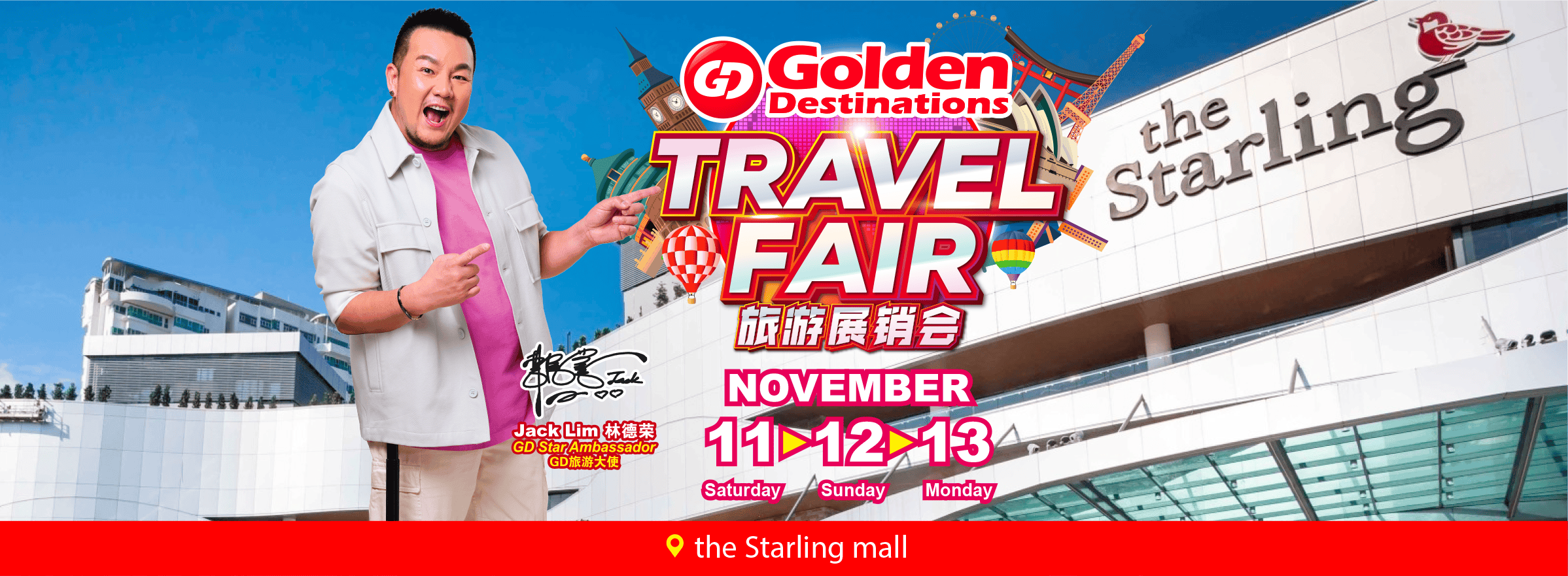 GD Travel Fair The Starling | Great Deals starting from RM1,119 only!!