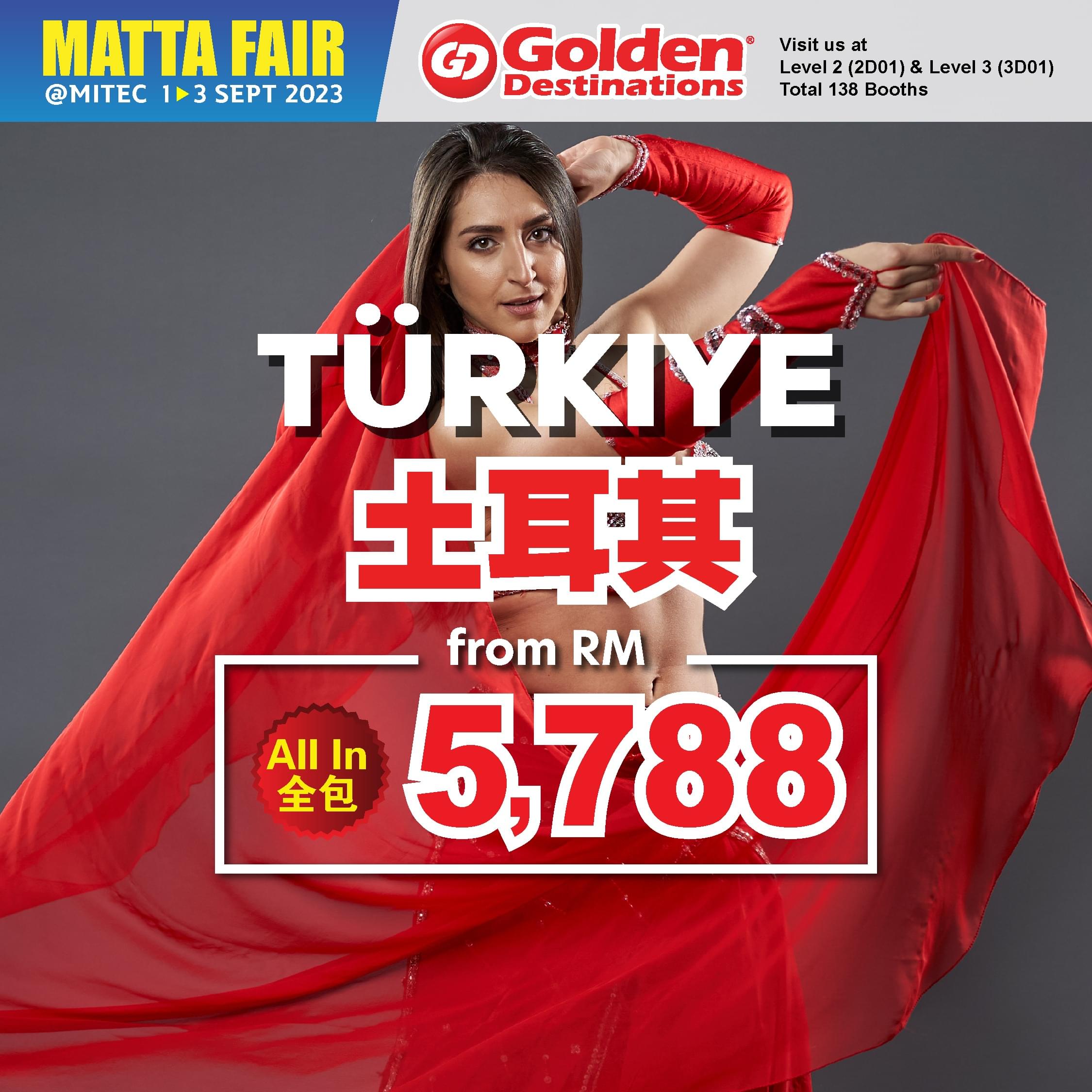 KL MATTA Fair - Malaysia's Largest Travel Fair! GD Golden Destination with 138 booths!