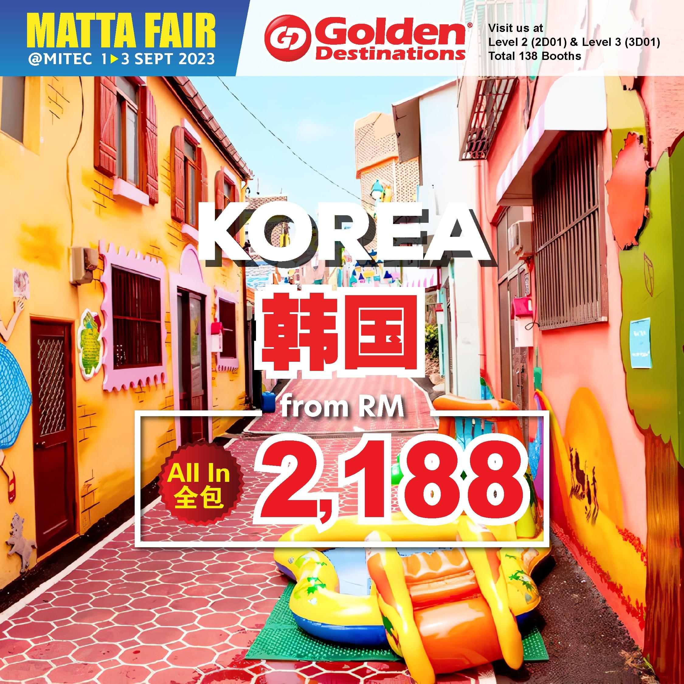 KL MATTA Fair - Malaysia's Largest Travel Fair! GD Golden Destination ...