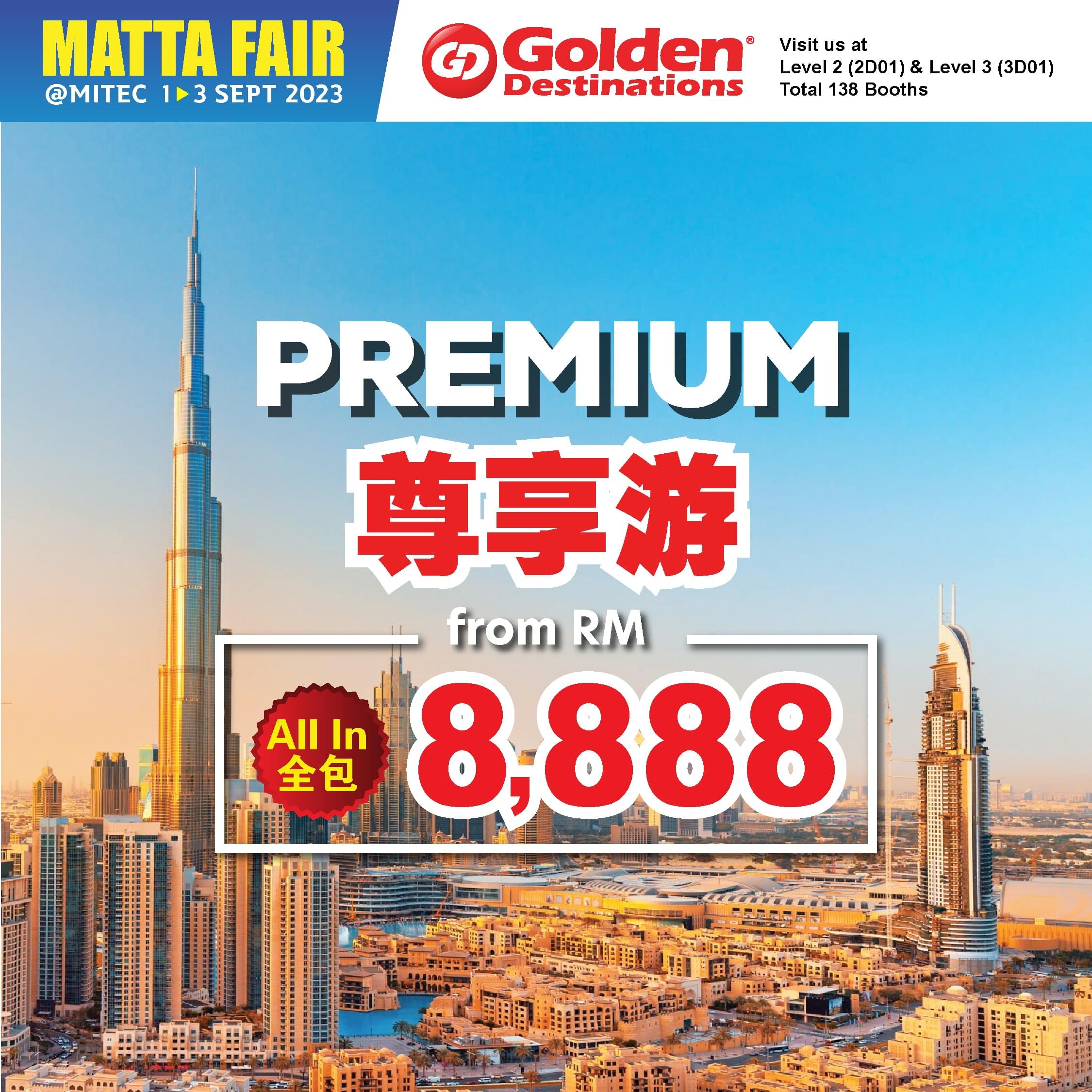 KL MATTA Fair - Malaysia's Largest Travel Fair! GD Golden Destination ...